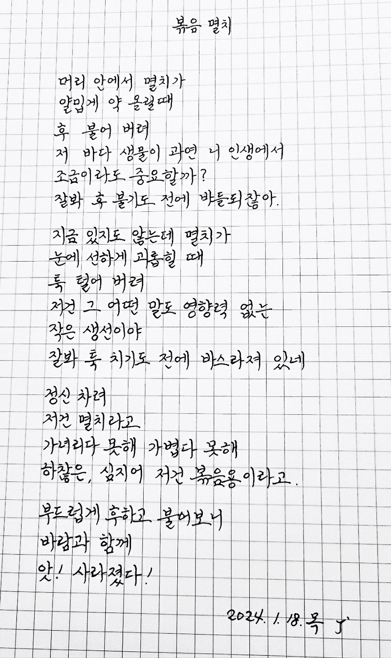 볶음멸치