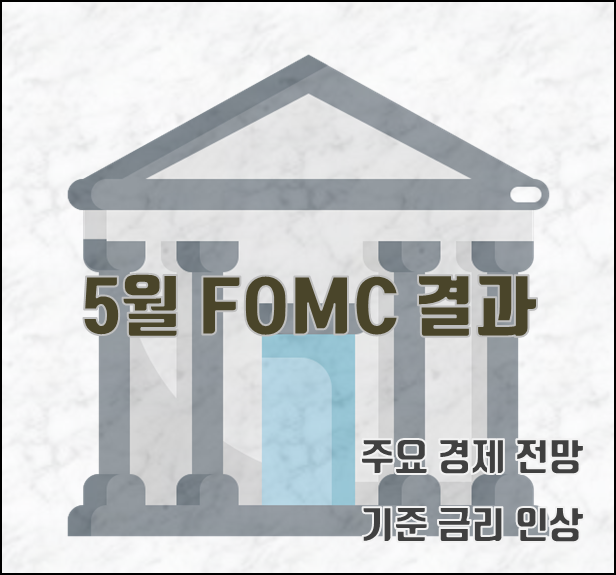 [2023.05.04] 5월 FOMC 결과, 미국 기준 금리 25bp(0.25%) 인상 결정. (역대 미국 기준금리 변화, FOMC 일정, 금리인상 전망)