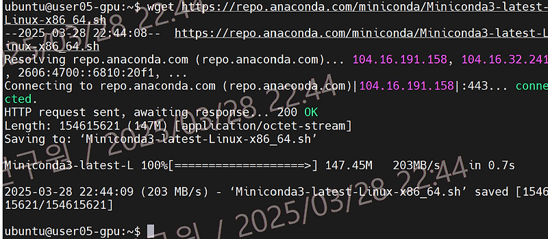 [Linux] Install miniconda