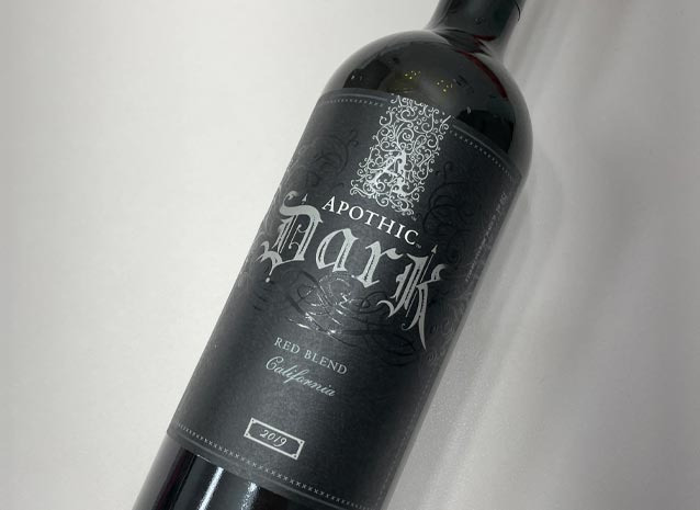 다크 초콜렛이 느껴지는 와인, 아포틱 다크 2019 (Apothic Dark 2019)