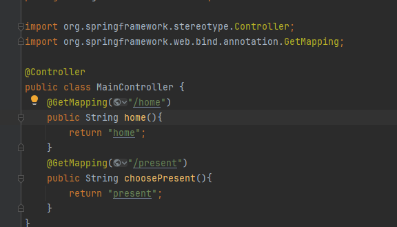 [springBoot] Controller작성 및 화면 연결하기