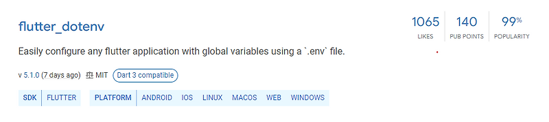 [Flutter] flutter_dotenv 패키지 사용해보기 feat. env — Jutole's programming