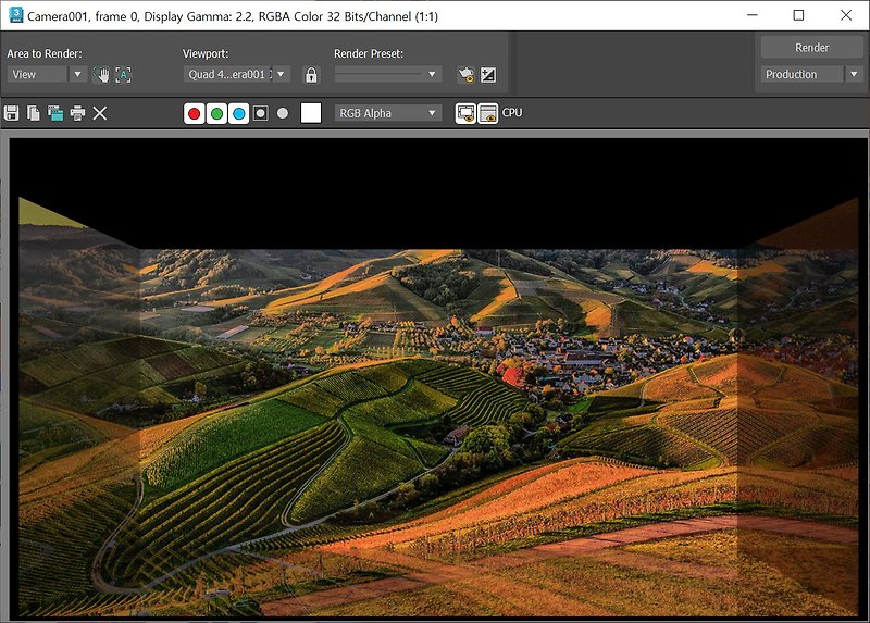 3D맥스 카메라에서 맵 투사하여 오브젝트에 텍스처 맵핑하기(camera map per pixel)