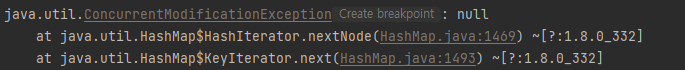 [java] Java Util Concurrentmodificationexception Null
