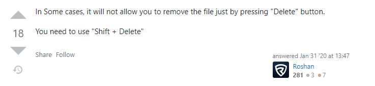 signing-config.json 파일 삭제 안될때