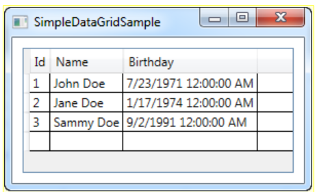 [WPF][C#][Study] DataGrid 컨트롤