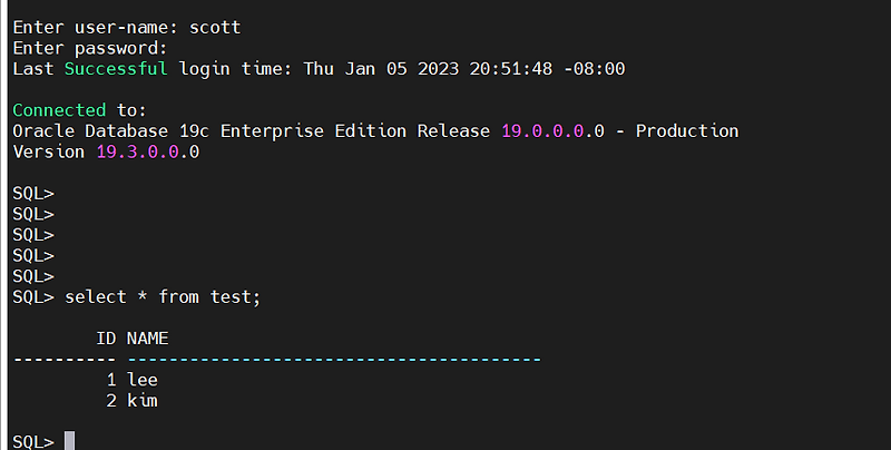Tibero to Oracle DB_Link