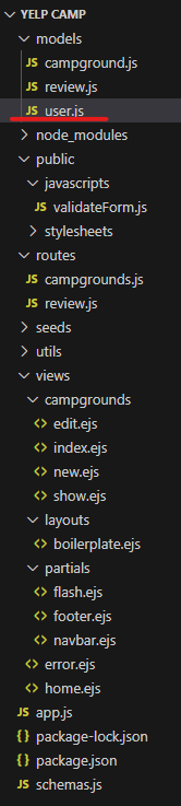 '섹션 51 : YelpCamp : 인증된 상태에서 추가하기' 에서 배운 것