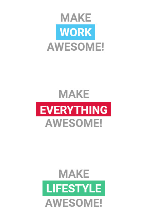 [해피CGI][cgimall]Simple CSS text animation 텍스트가 수직 플립되는 효과