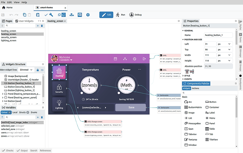 EEZ Studio와 ESP32로 LVGL GUI 디자인하기