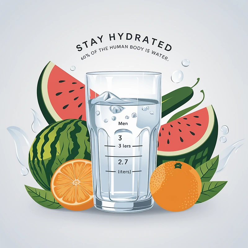 Daily Recommended Water Intake for Adults : How Much Water Do You ...