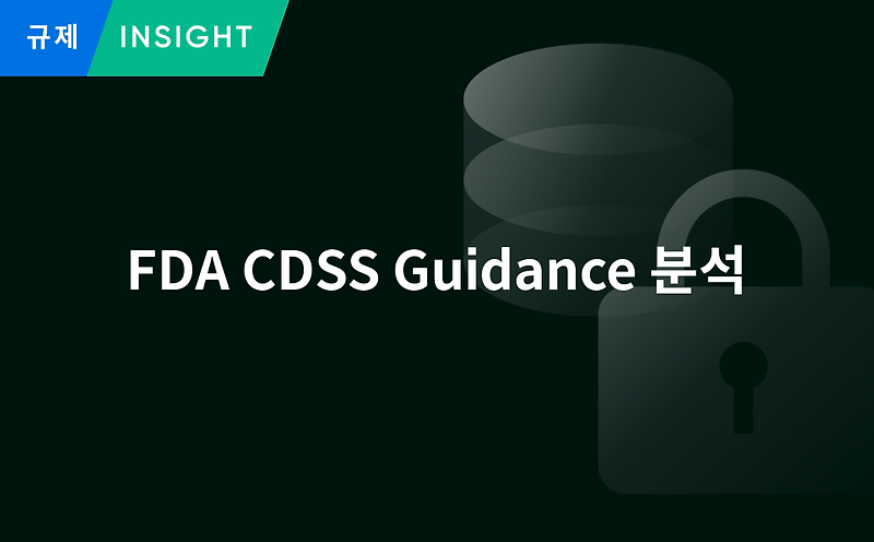 [규제 Insight] FDA CDSS Guidance 분석