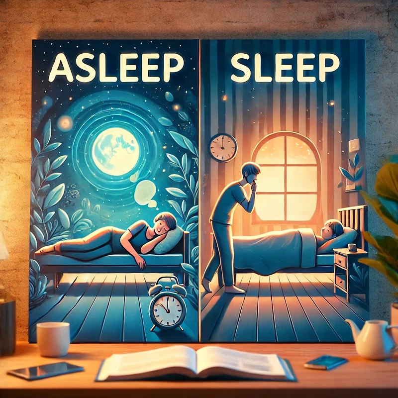 [영단어] "Asleep"과 "Sleep"의 차이, 명확하게 알아보기!