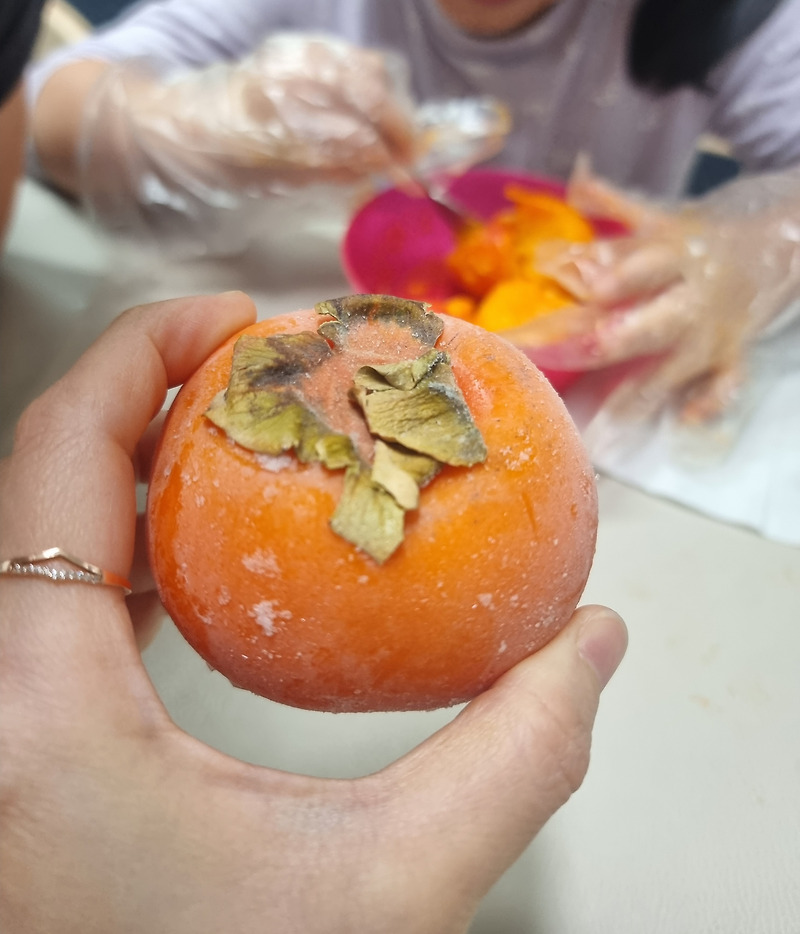 가을엔 아이스 홍시👍(아홍을 먹는방법😅)