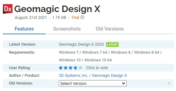 Geomagic Design X 무료 다운로드