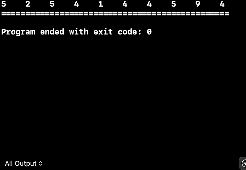 [C++] rand와 배열을 이용하여 임의의 수를 역순으로 출력하기 :: Daily Coding