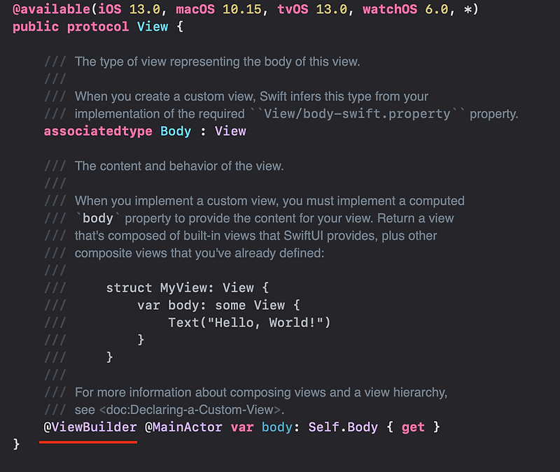[SwiftUI] some View 때문에(?) 필요한 @ViewBuilder