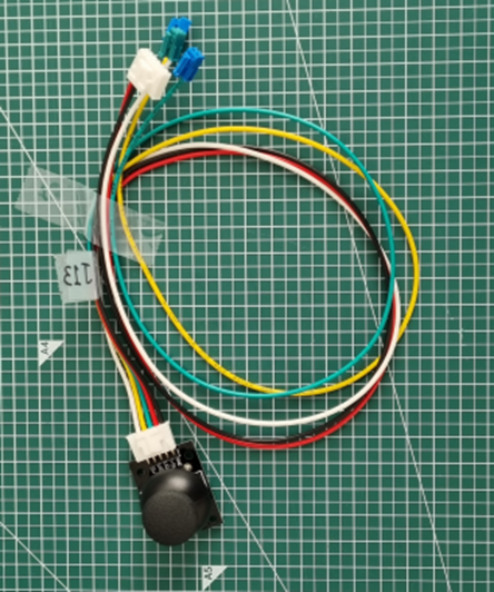 Testing Joystick with CC215-ATMega+Bluetooth
