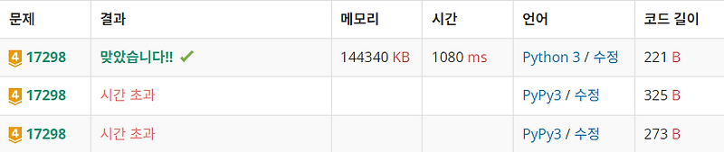 240312 [BOJ/백준] 17298. 오큰수