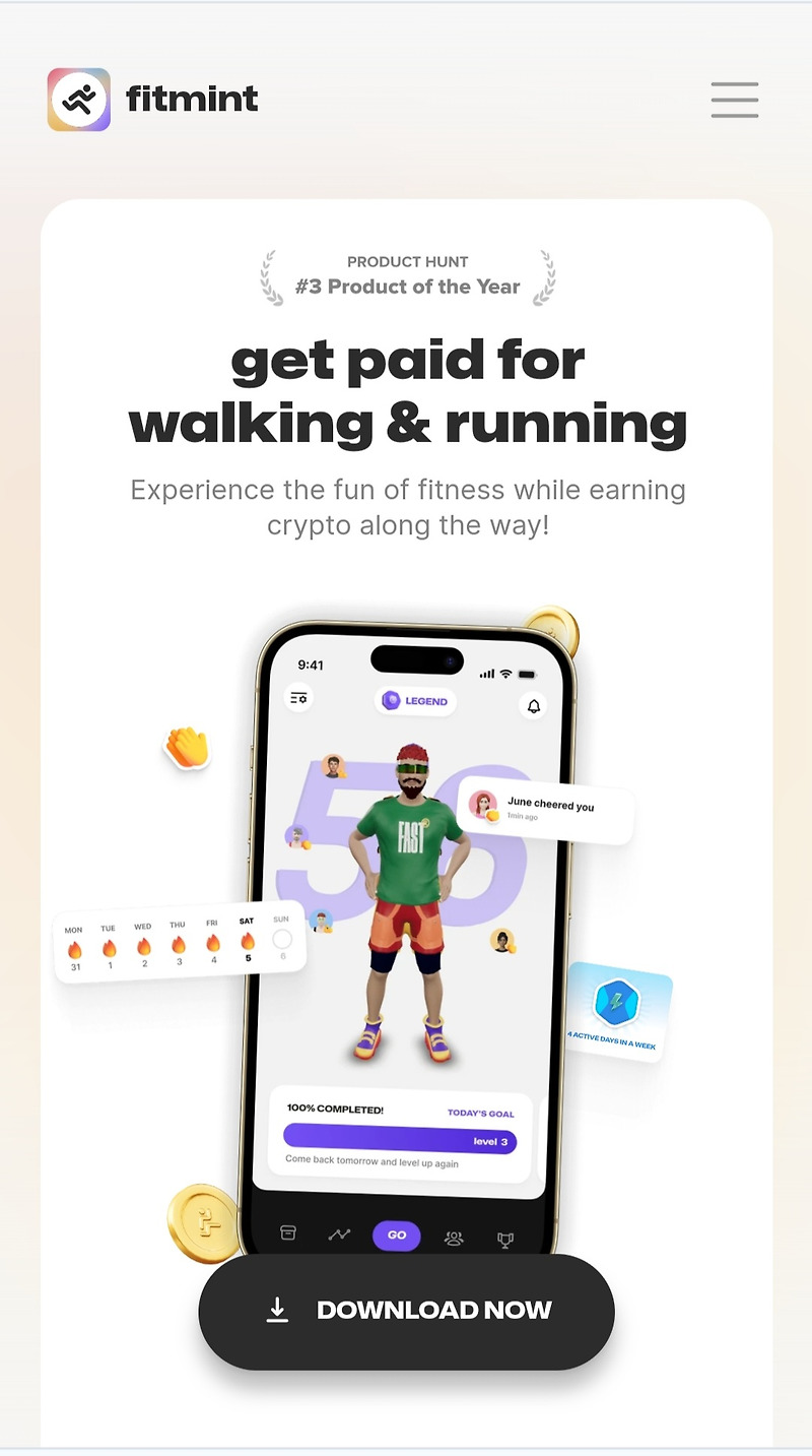 Fitmint move to earn