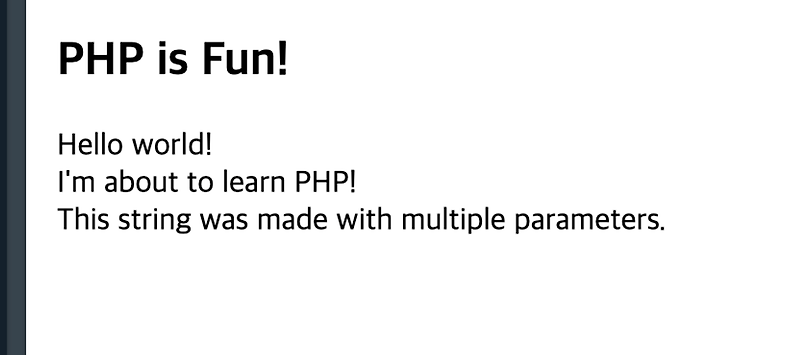 PHP - print와 echo 함수의 차이
