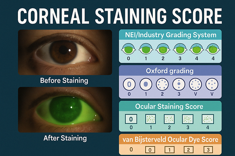 Ocular Surface Stains + Staining Score Systems