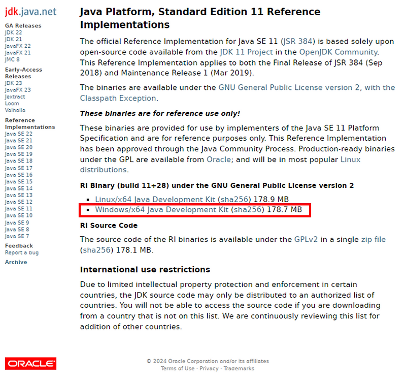 [JAVA] 자바 버전 11 설치 Java-11