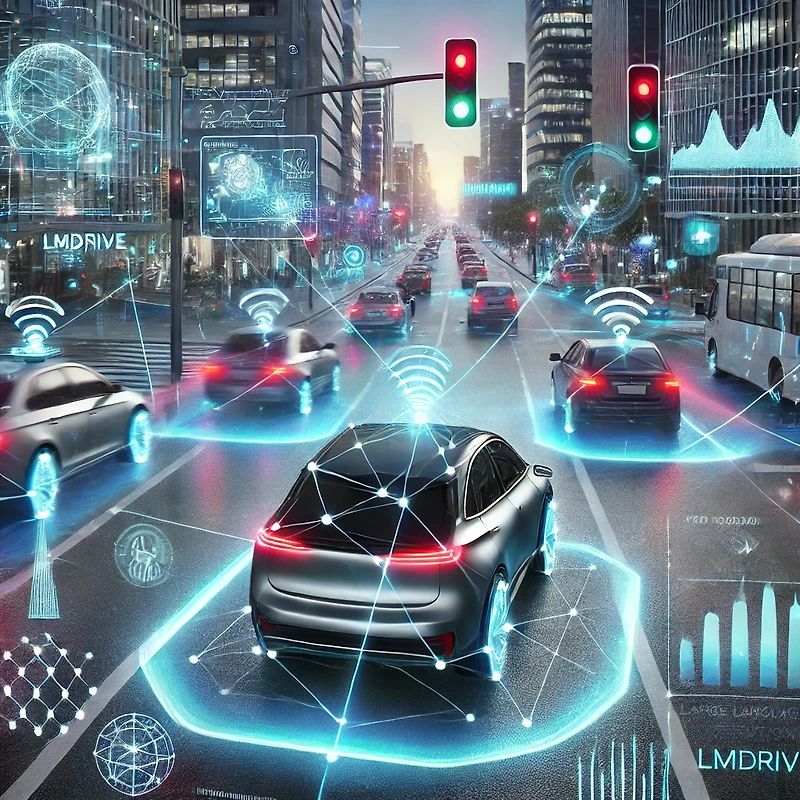 LMDrive: Closed-Loop End-to-End Driving with Large Language Models