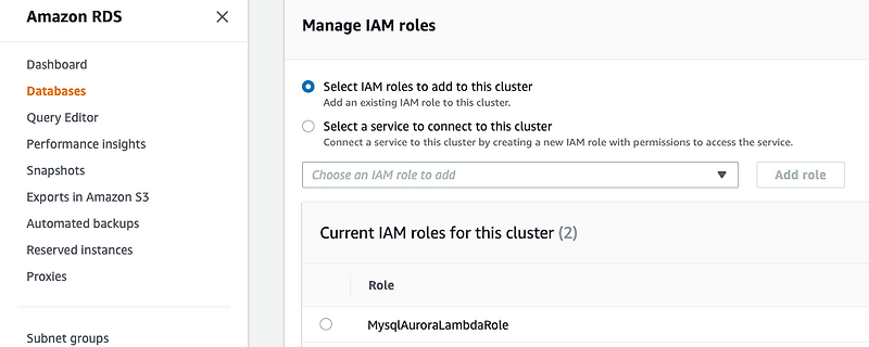 Mysql Aurora 네이티브 함수로 - Lambda 호출 ( feat. golang)