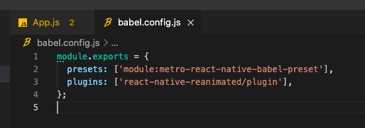 [react-native에러] Error: Reanimated 2 failed to create a worklet, maybe you forgot to add ...