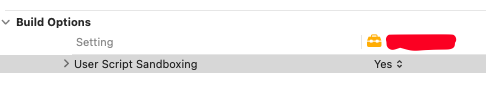 Xcode 빌드 시 Sandbox: xcodebuild(3405) deny 에러