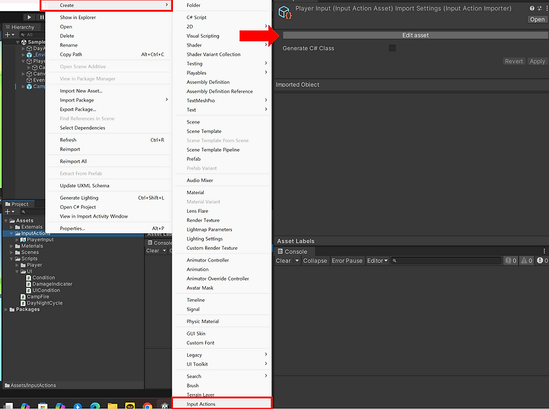 [TIL] Unity Input System을 사용하여 Player 동작 만들기