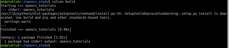 ROS2 colcon build에서 SetuptoolsDeprecationWarning 대응법
