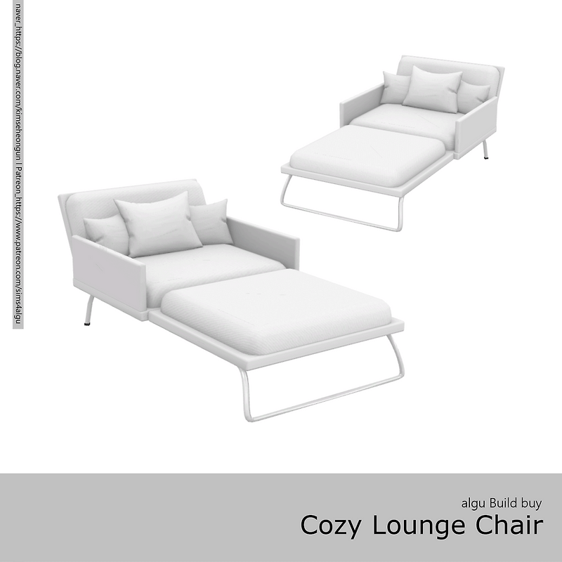 [sims4] cozy chair set