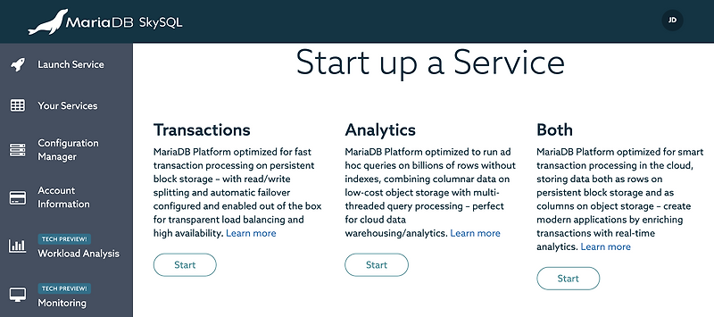 수십억건 데이터 처리를 위한 MariaDB Analytics (SkySQL)