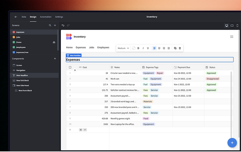 Budibase - No Code Platform