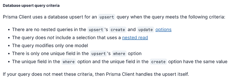 [PrismaORM] upsert 사용 시 Unique constraint failed on the fields 문제 해결 — 개발자 '왜?'길 인생