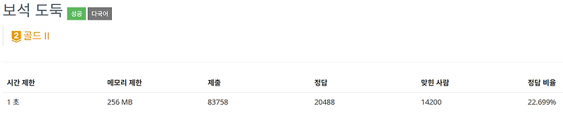 [Java] 백준 1202. 보석 도둑