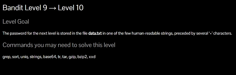 Bandit Level 9 → 10 — 스우스우