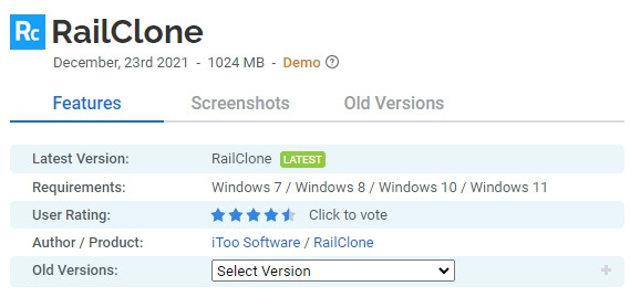RailClone 무료 다운로드