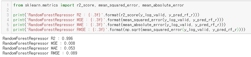 Regression - RandomForestRegressor, XGBRegressor, LGBMRegressor