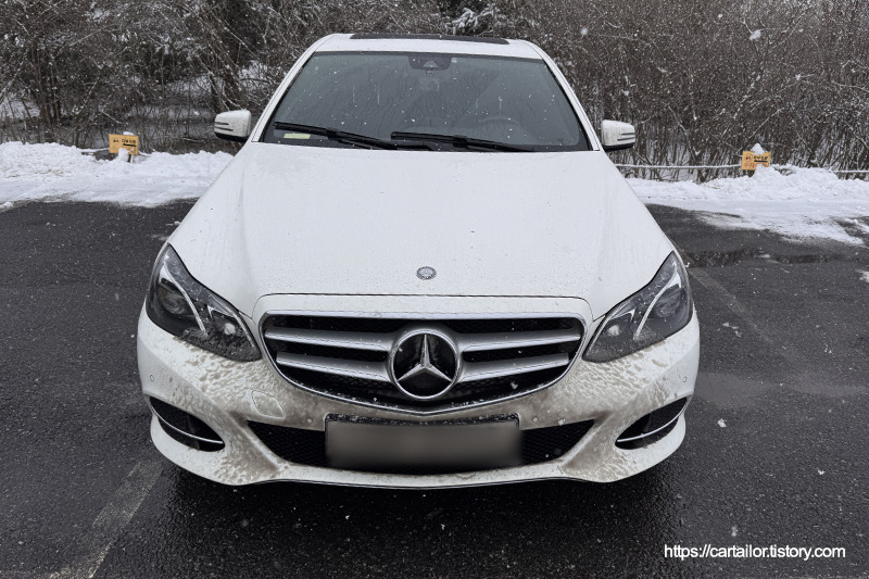 벤츠 E220d(W212) 엔진오일교환 - 쉘 힐릭스 울트라 0W-30