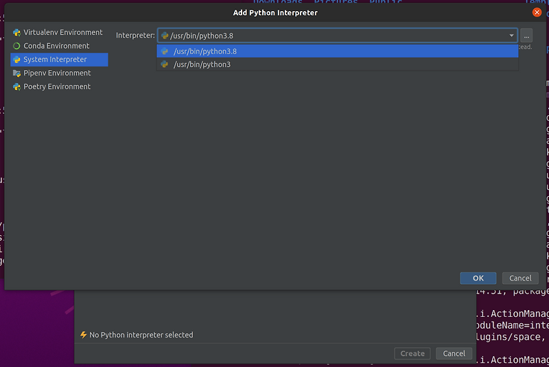 python interpreter (파이썬 인터프리터) 경로 확인