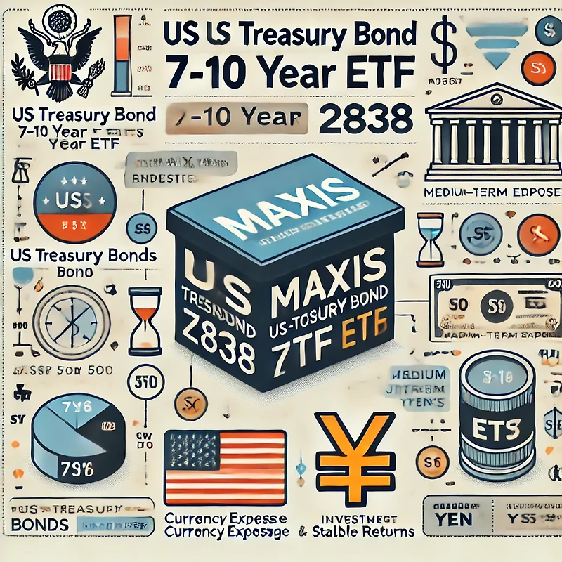 환율 변동의 기회 활용: MAXIS US Treasury Bond 7-10 Year ETF (2838), 환헷지 없음, 엔-달러, 원-엔, 미국채권
