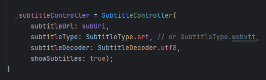[Flutter]지원이 끊긴 듯한 subtitle_wrapper_package 활용법