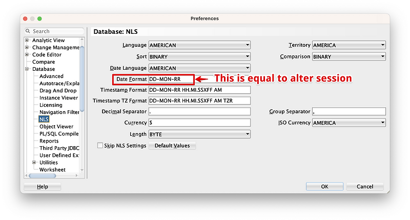 30 - [Oracle 19C] Alter session example, save state