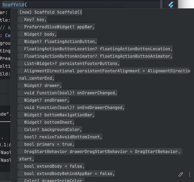 [Flutter] Scaffold 위젯 (appBar, body, floationActionButton, bottomNavigationBar)