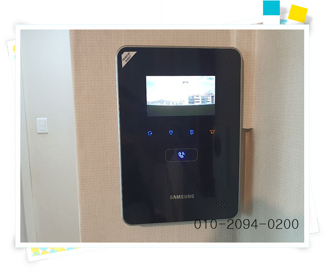 삼성인터폰교체/안산시 상록구 성포동 예술인아파트 삼성비디오폰SHT-3625AMK교체설치입니다