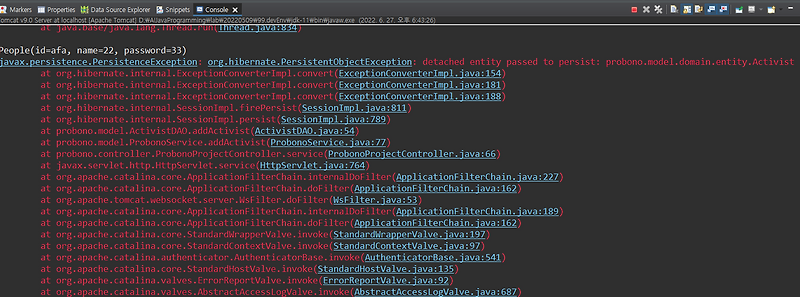 [JPA] detached entity passed to persist :: Chois 코딩일지